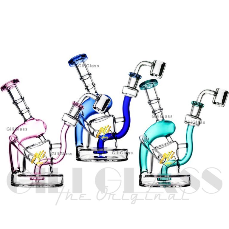 7" Recycler Bong smoking water pipes - Gili Glass