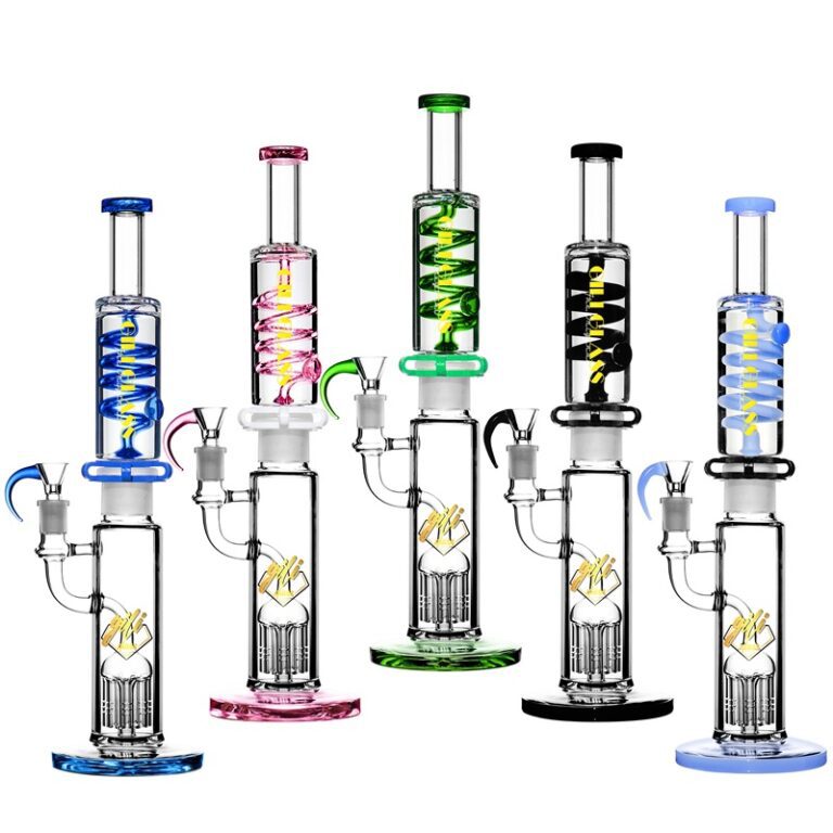 13” Glycerin Freezable Coil Gili Glass Oil DAB Rig Water Pipes ...